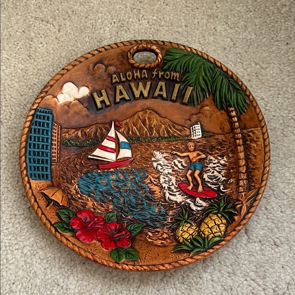 Vintage | Accents | Vintage Aloha From Hawaii Wall Plaque Rb Japan ...